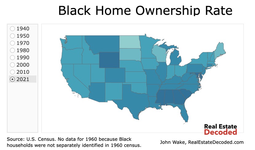 Secret #25 – The Black Home Ownership Rate is Higher Today in the South ...